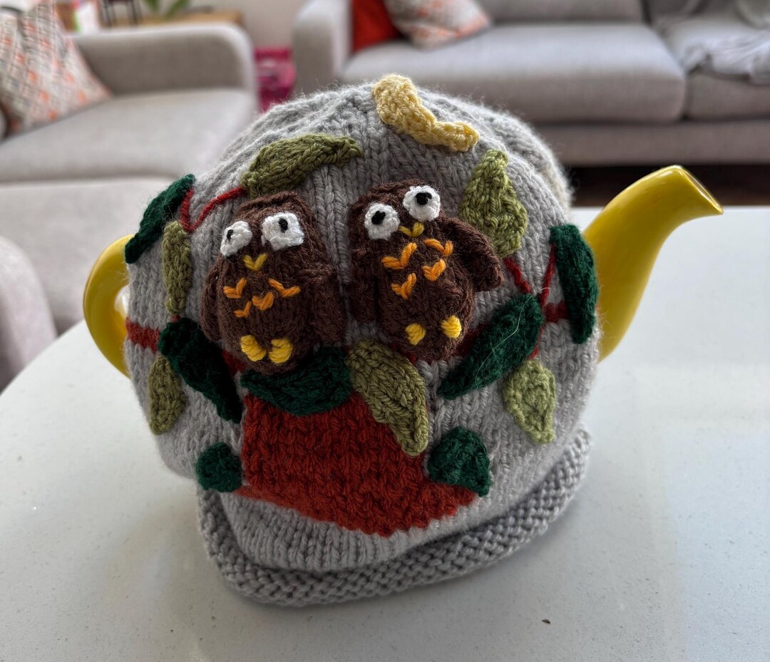Two Owls - Tea Cosy. - Etsy