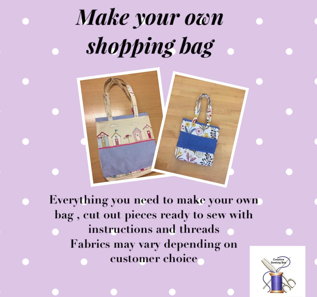 Sew Your Own Bag Kit (video Instructions Can Be Included) - Etsy UK