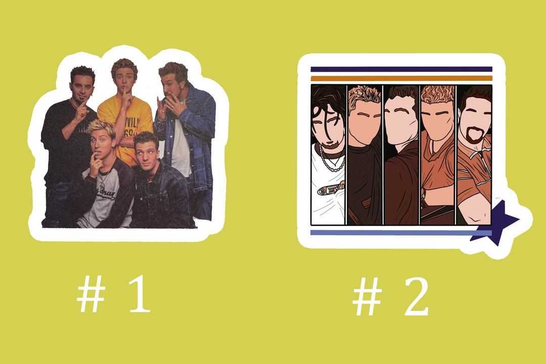 Nsync Sticker 90s Legends Laptop Sticker Water Bottle - Etsy