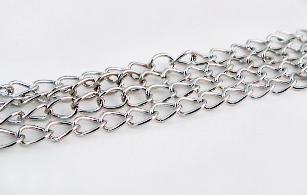 CEG17 Chain Mesh Horse 5.5 X 3.5 Mm Color Silver Matte / Dull Silver ...