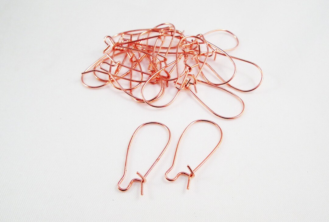 FC74 2 Models Pair of Rose Gold Color Sleeper Earring Holder/rose Gold ...