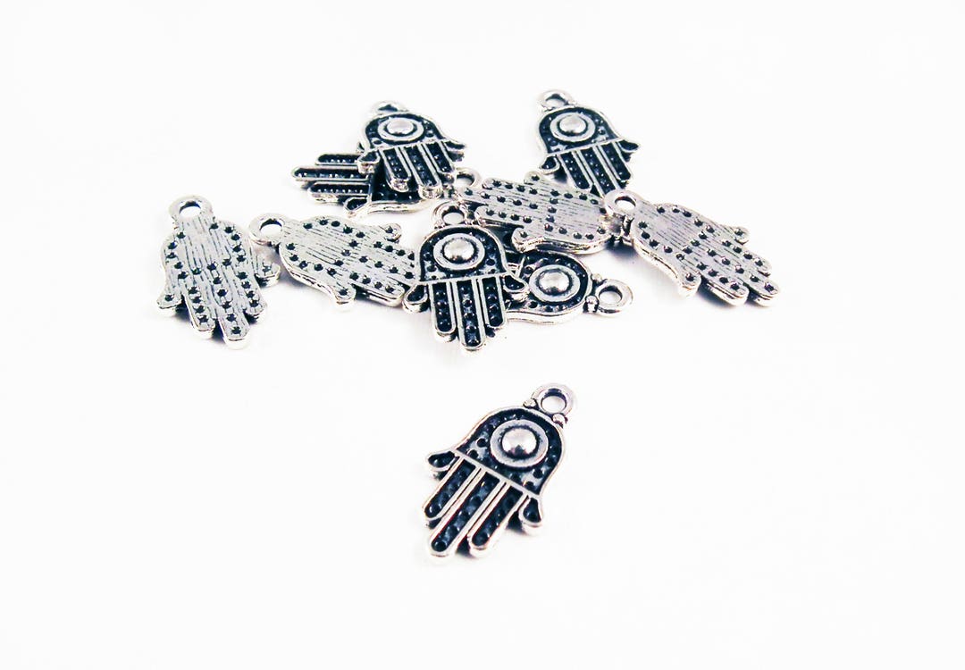 BCP122 - 3 Models Charms Hand Fatima Chance Health Protection Silver ...