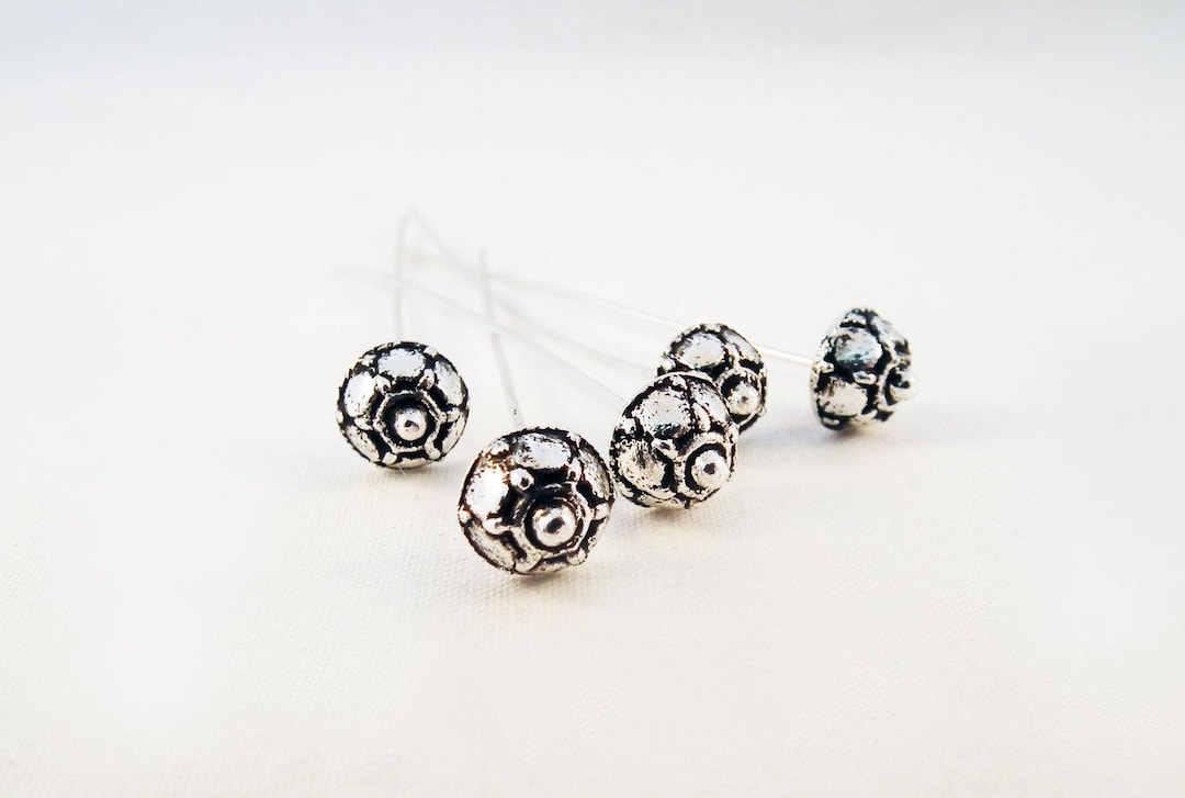 CL39 - Lot of 5 Clous 50mm Head in the Shape of Mushroom Hat Silver ...