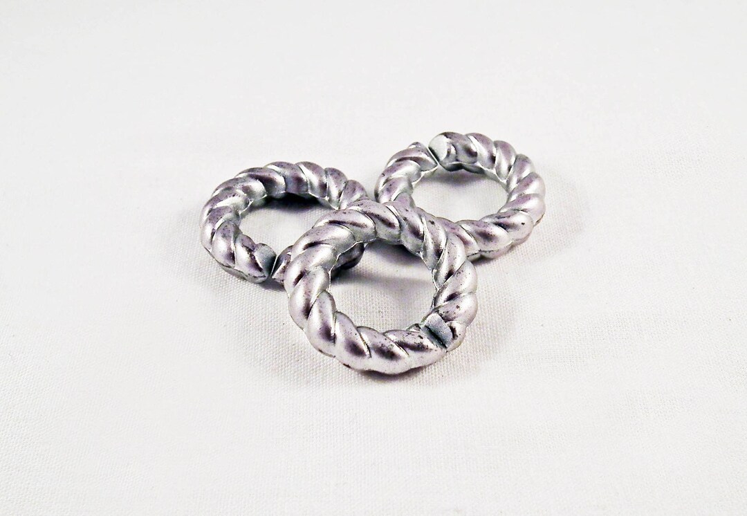 CTA22 3 Circle-shaped Connectors Rings in Acrylic Rings With Bulging ...