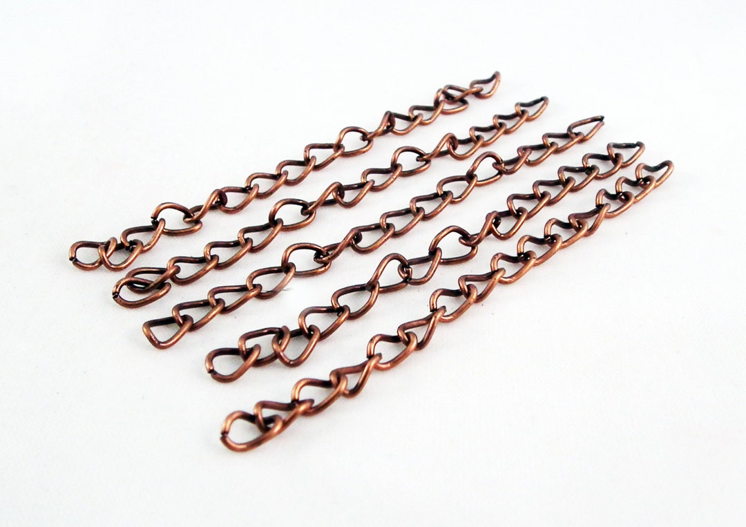 CEG03 - Bronze, Gold, or Red Copper Extension Chains - Etsy