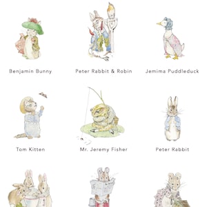 Set of 3 Beatrix Potter Nursery Art Prints. Beatrix Potter - Etsy