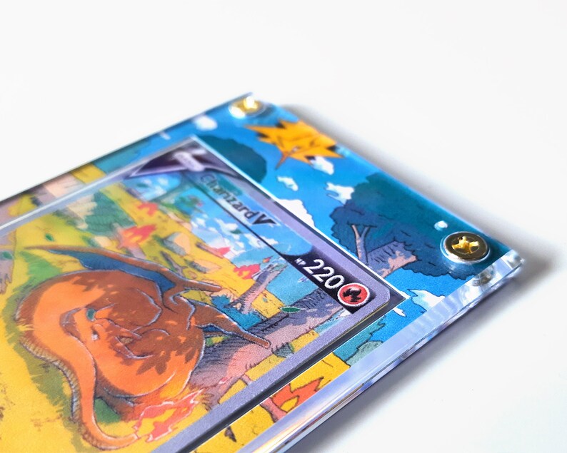 Sleeping Charizard V Alternate Art Custom Pokemon Card Display - Etsy