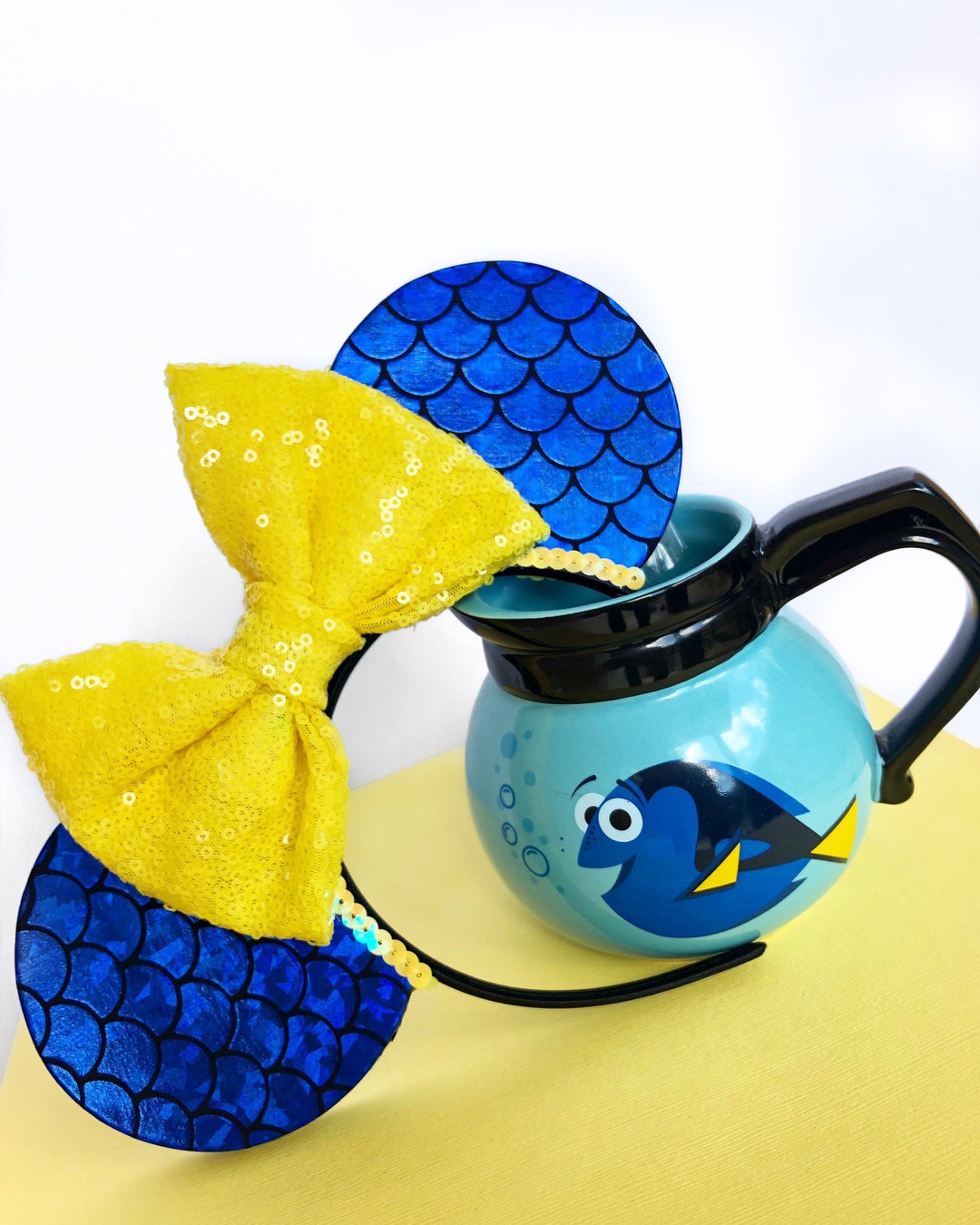 Finding Dory | Inspired Mouse Ears | Blue Mermaid Scales | Holographic ...