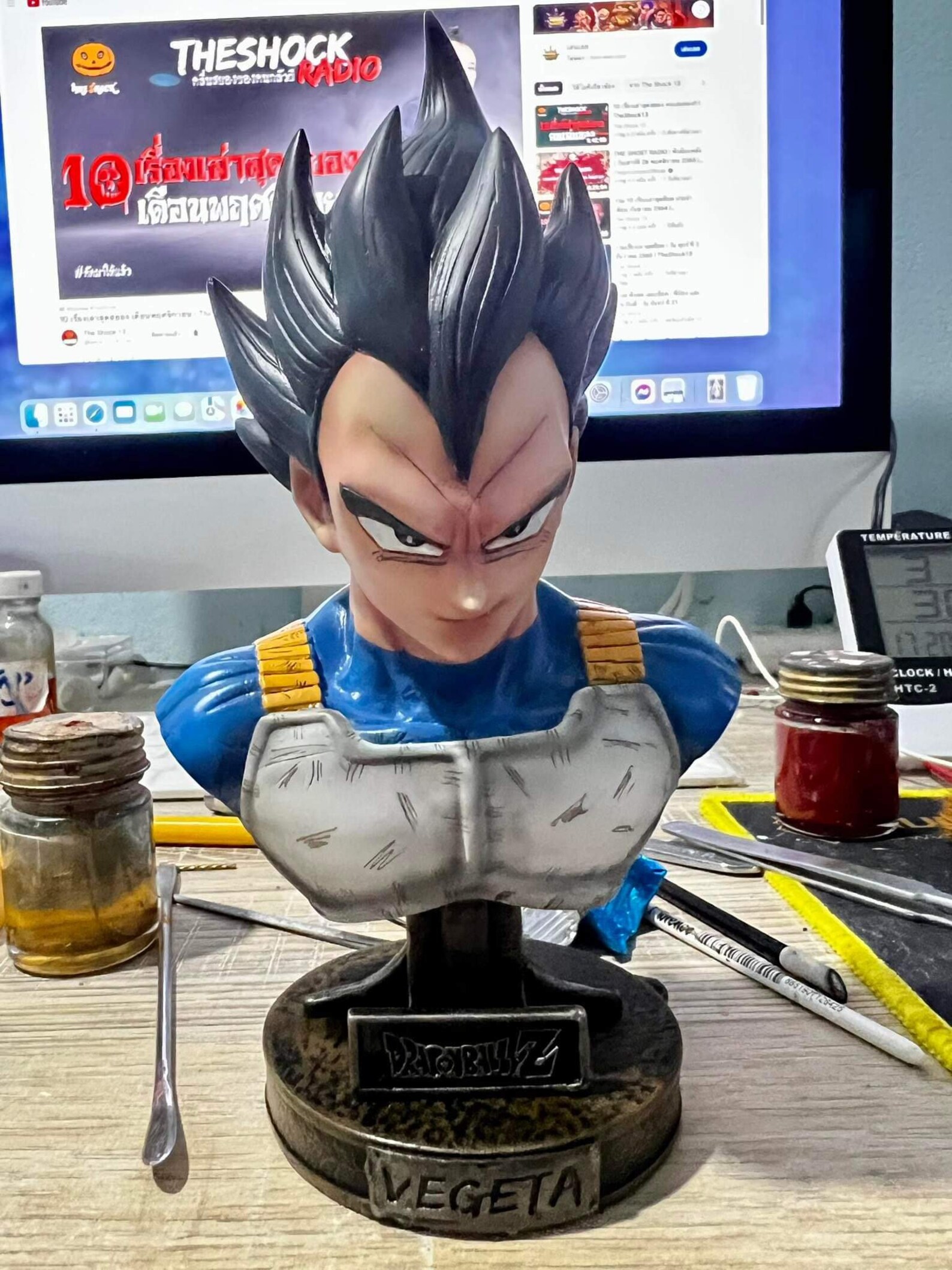 Super Vegeta Ultra Ego God Blue DBZ Resin Height 8 20cm With Base ...