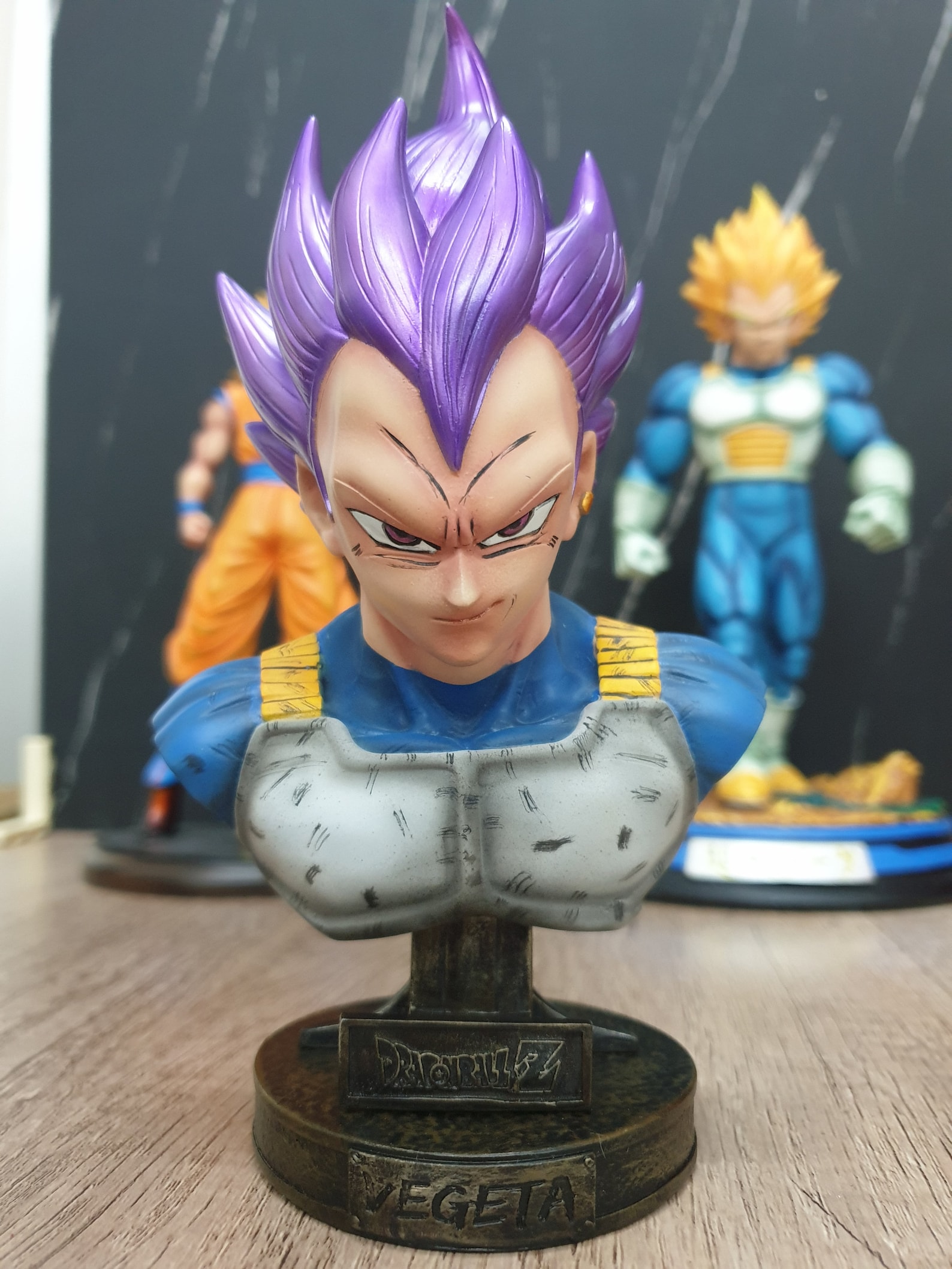 Super Vegeta Ultra Ego God Blue DBZ Resin Height 8 20cm With Base ...