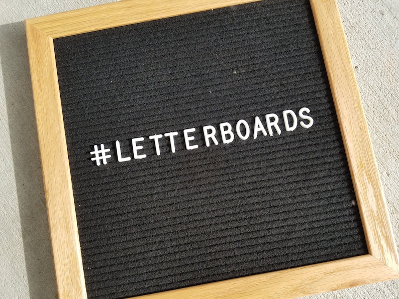 Letterboard Letters & Symbols Felt Letterboard Hashtag - Etsy