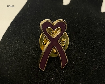 Doubled Red and Purple Pinwheel Brooch Pin - Etsy