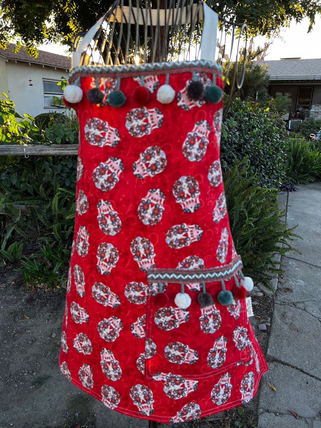 Apron, Dia De Los Muertos day of the Dead - Etsy