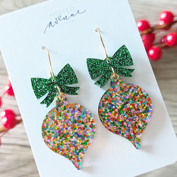 Ornament Earrings - Etsy