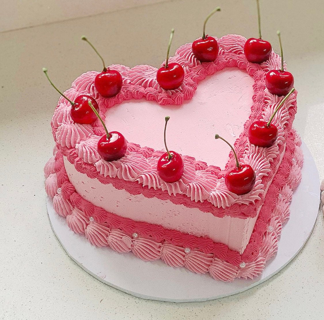 Heart Vintage Fake Cake - Etsy