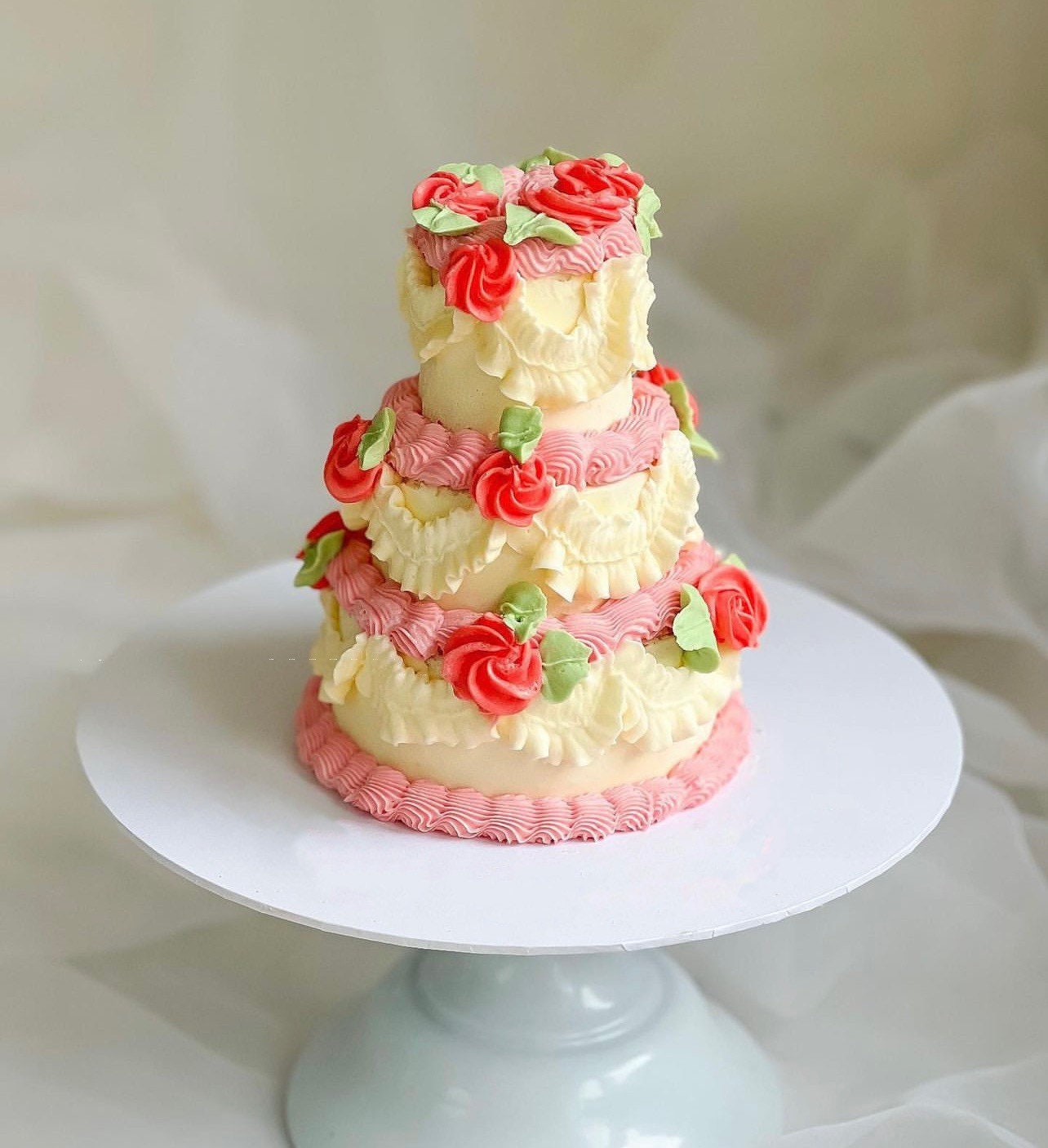 Mini Three Tier Fake Cake - Etsy
