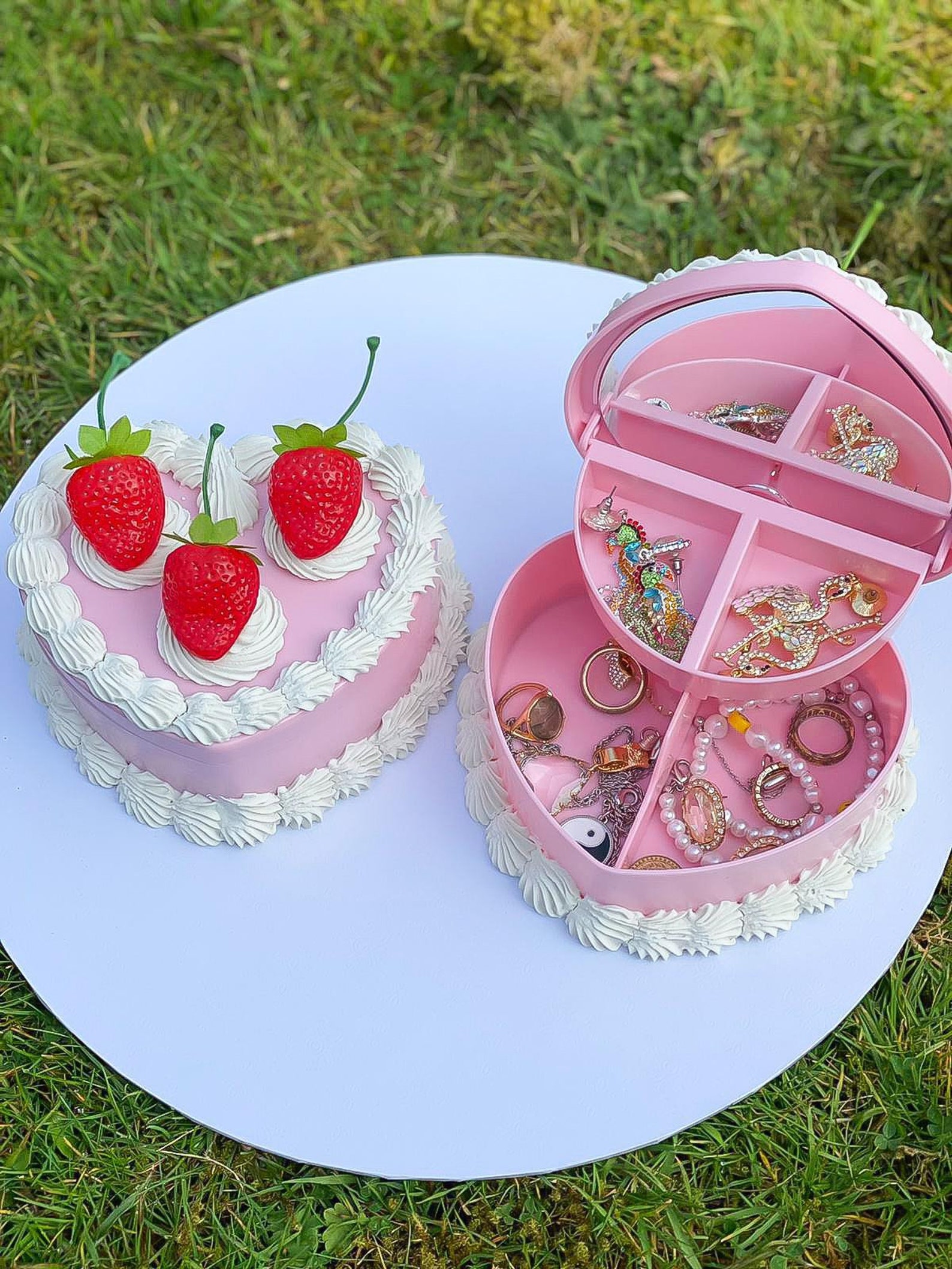 Vintage Fake Cake Jewellery Box - Etsy