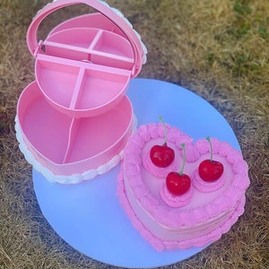 Pink Cherry Cake Jewellery Box - Etsy