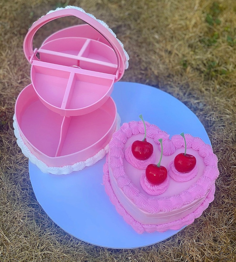 Pink Cherry Cake Jewellery Box - Etsy