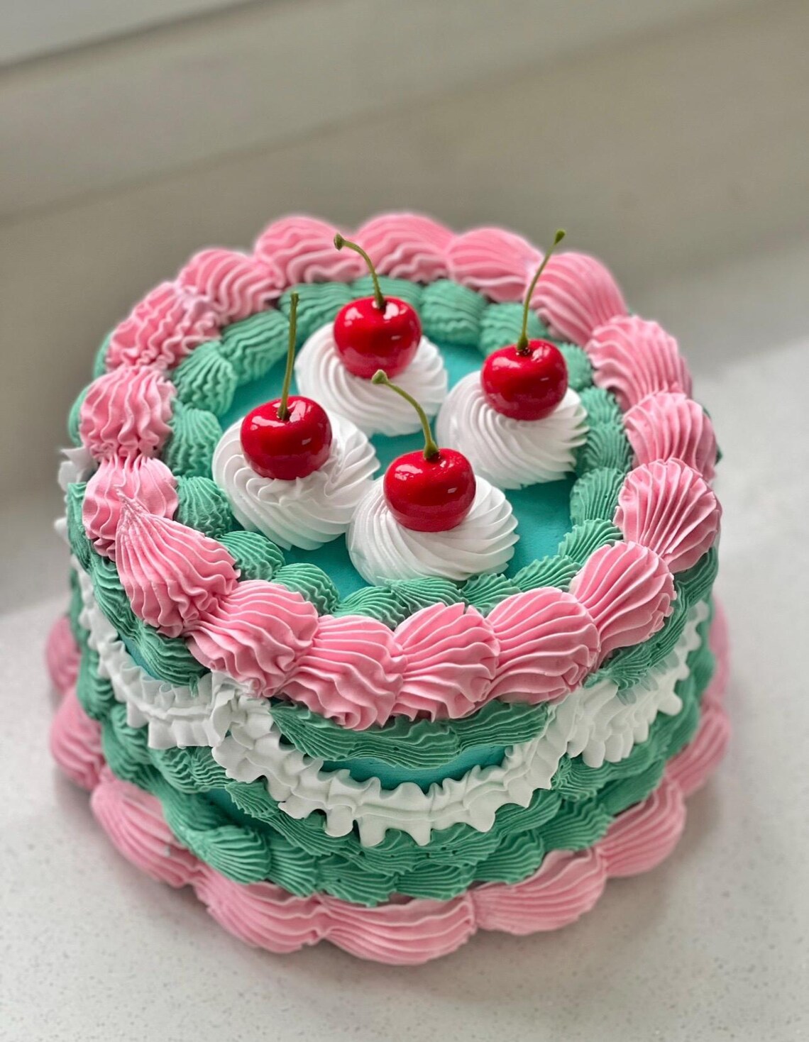Fake Vintage Lemon Cake - Etsy