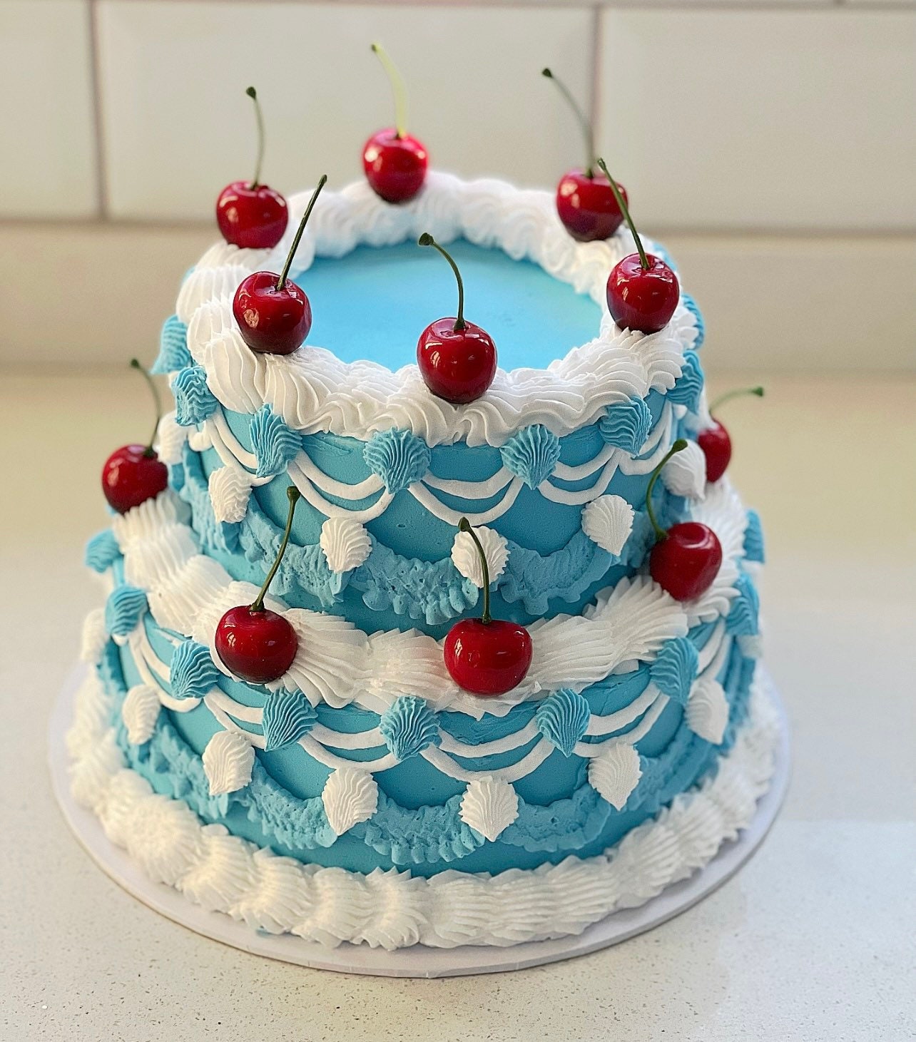 Two Tier Fake Party Cake - Etsy