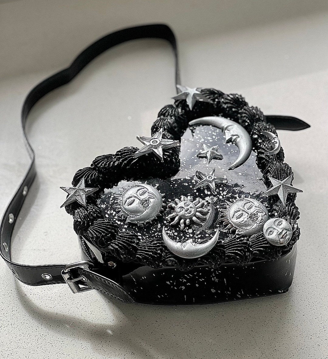 Black Stars & Moon Fake Cake Bag/ Purse - Etsy