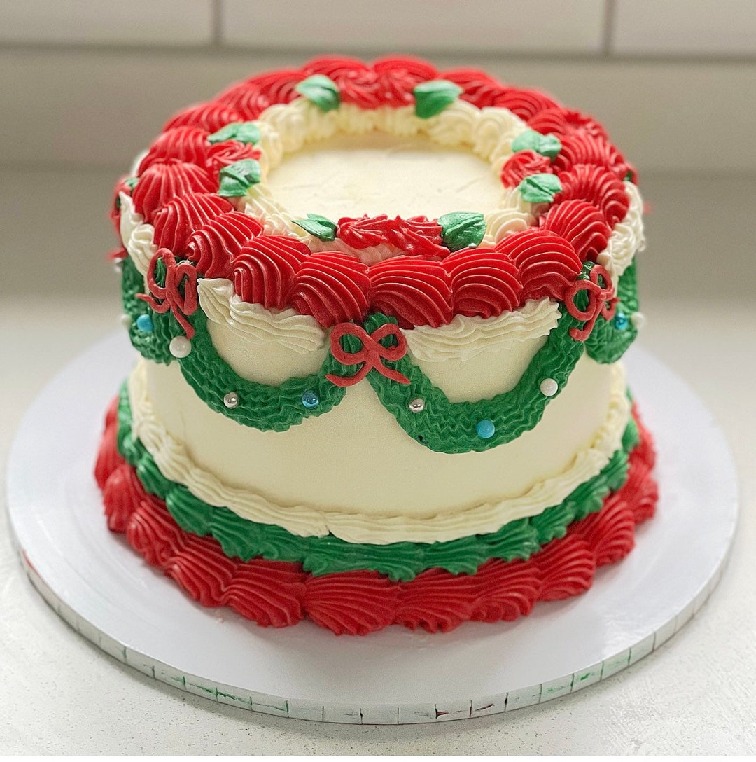Christmas Fake Cake - Etsy