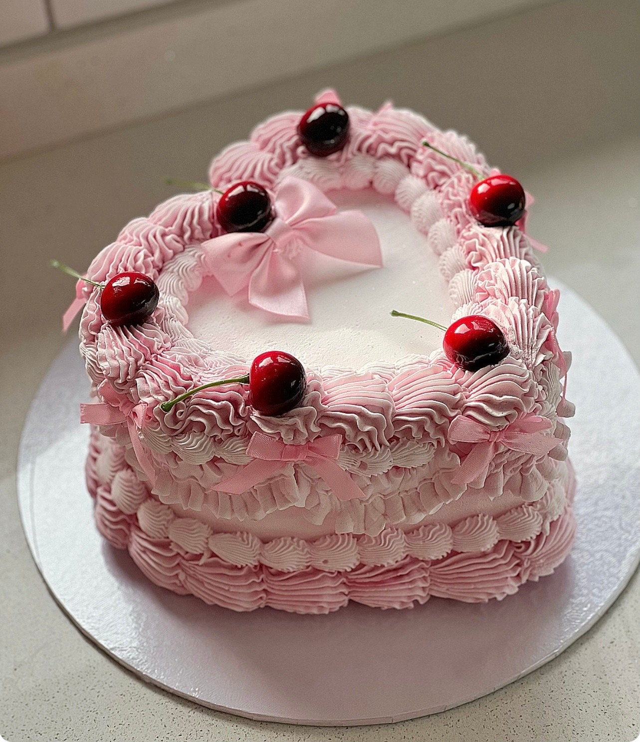 Heart Vintage Fake Cake - Etsy