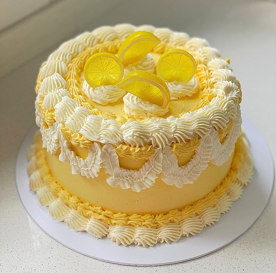 Fake Vintage Lemon Cake - Etsy