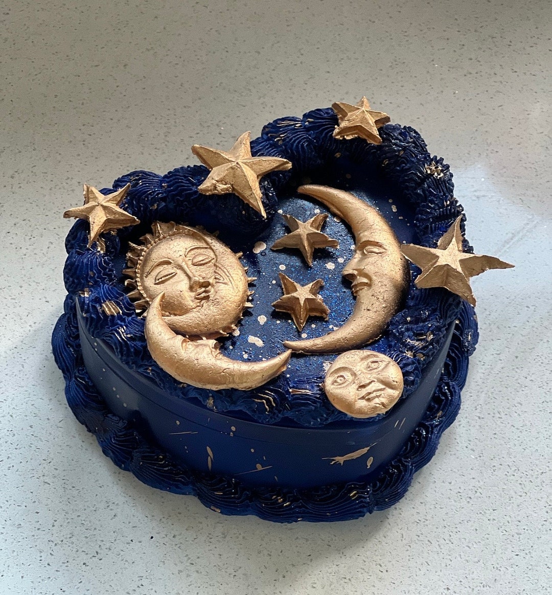 Stars & Moon Fake Cake Jewellery Box - Etsy