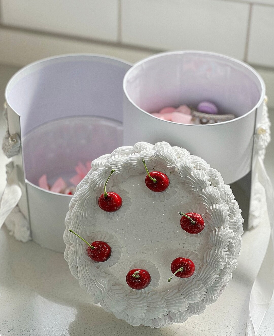 Two Tier Vintage Fake Cake Jewellery Box - Etsy