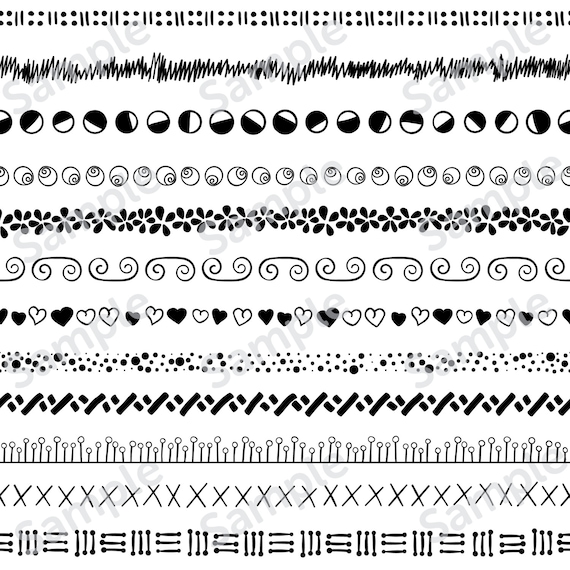 5 Best Images Of Free Printable Label Borders Doodle Border Free