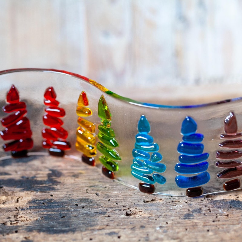 Fused Glass Tree 3d - Etsy UK