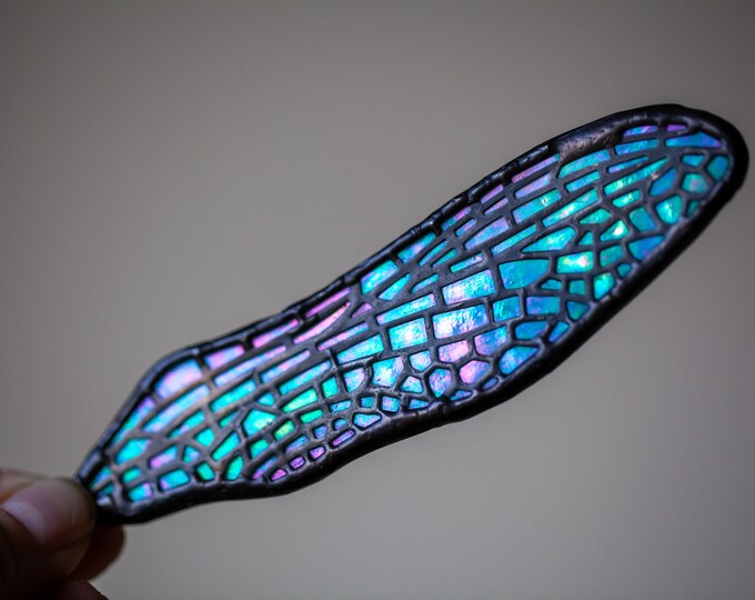 Dragonfly Wing Stained Glass Suncatcher Window/wall Decoration - Etsy