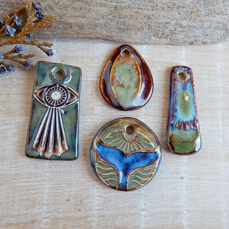 Ceramic Pendant - Etsy