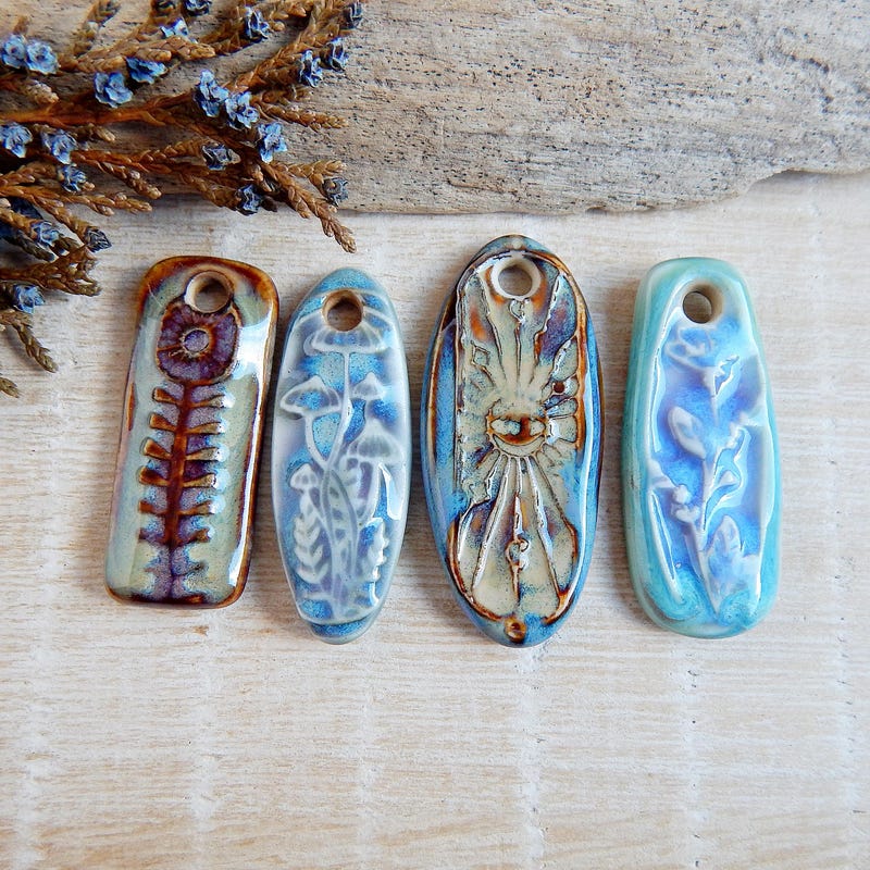 Ceramic Pendants - Etsy