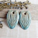 Drop Geometric Pattern Charms for Making Earrings, 2pcs Boho Artisan ...