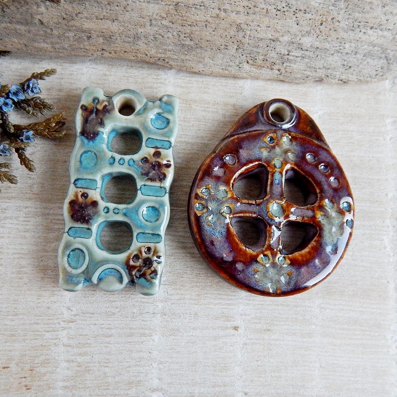 Ceramic Pendant - Etsy
