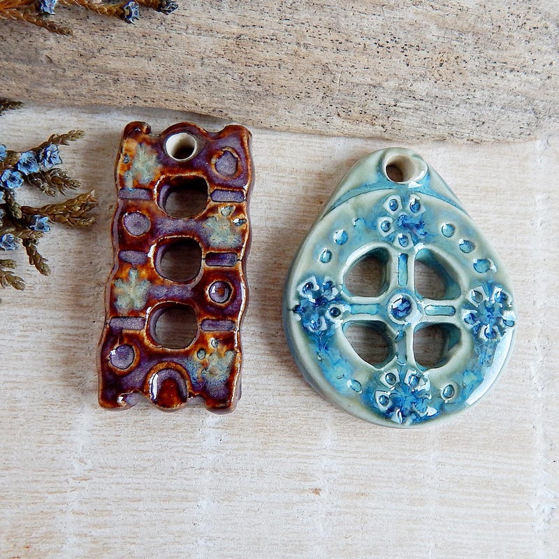 Ceramic Pendant - Etsy