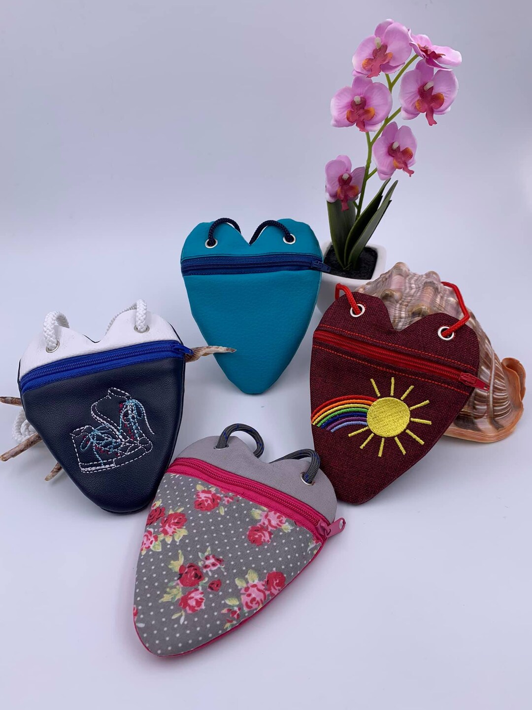 Embroidery File ITH Heart Chest Pouch - Etsy