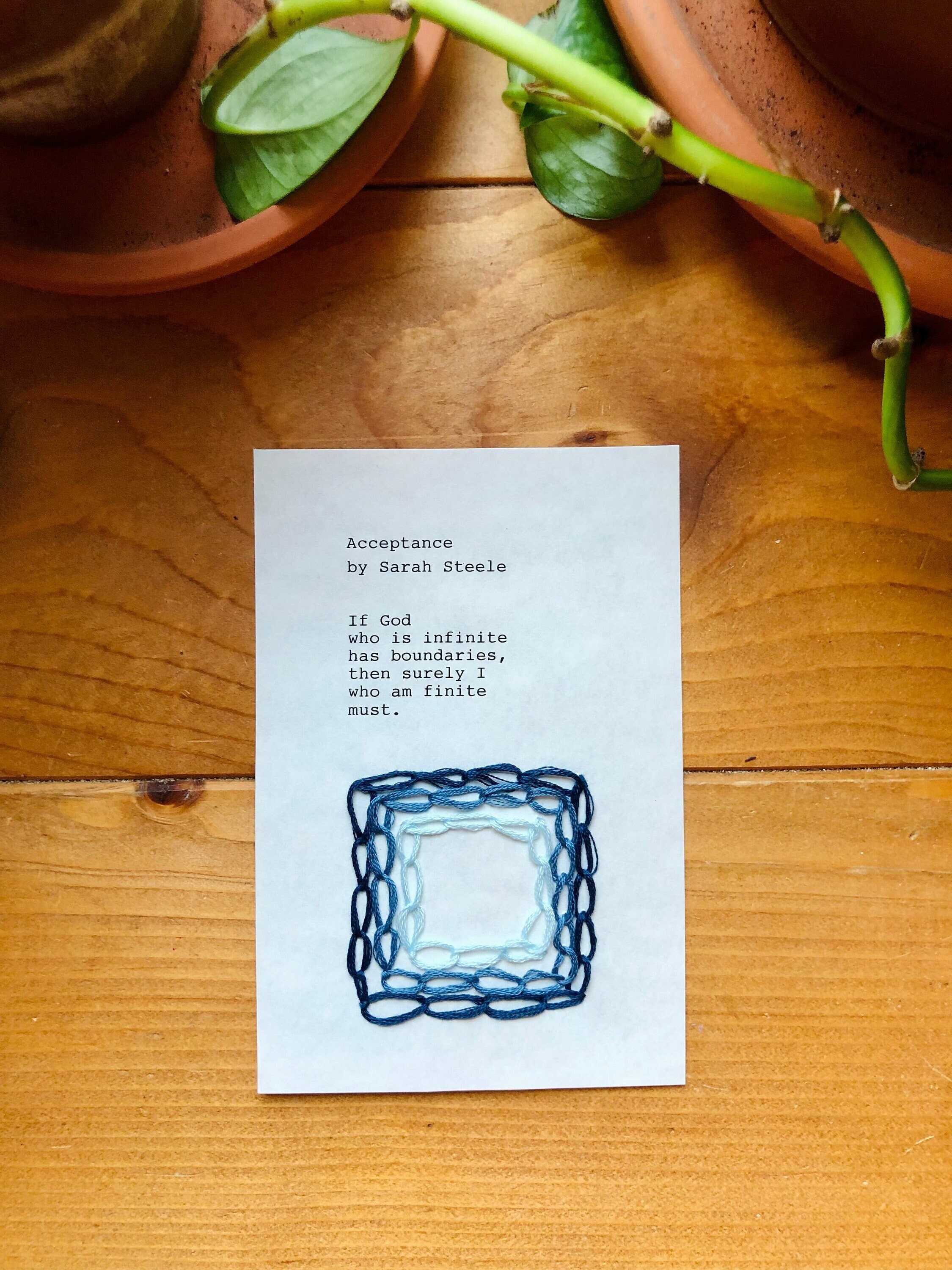 Acceptance: Original Poem About God and Boundaries - Etsy