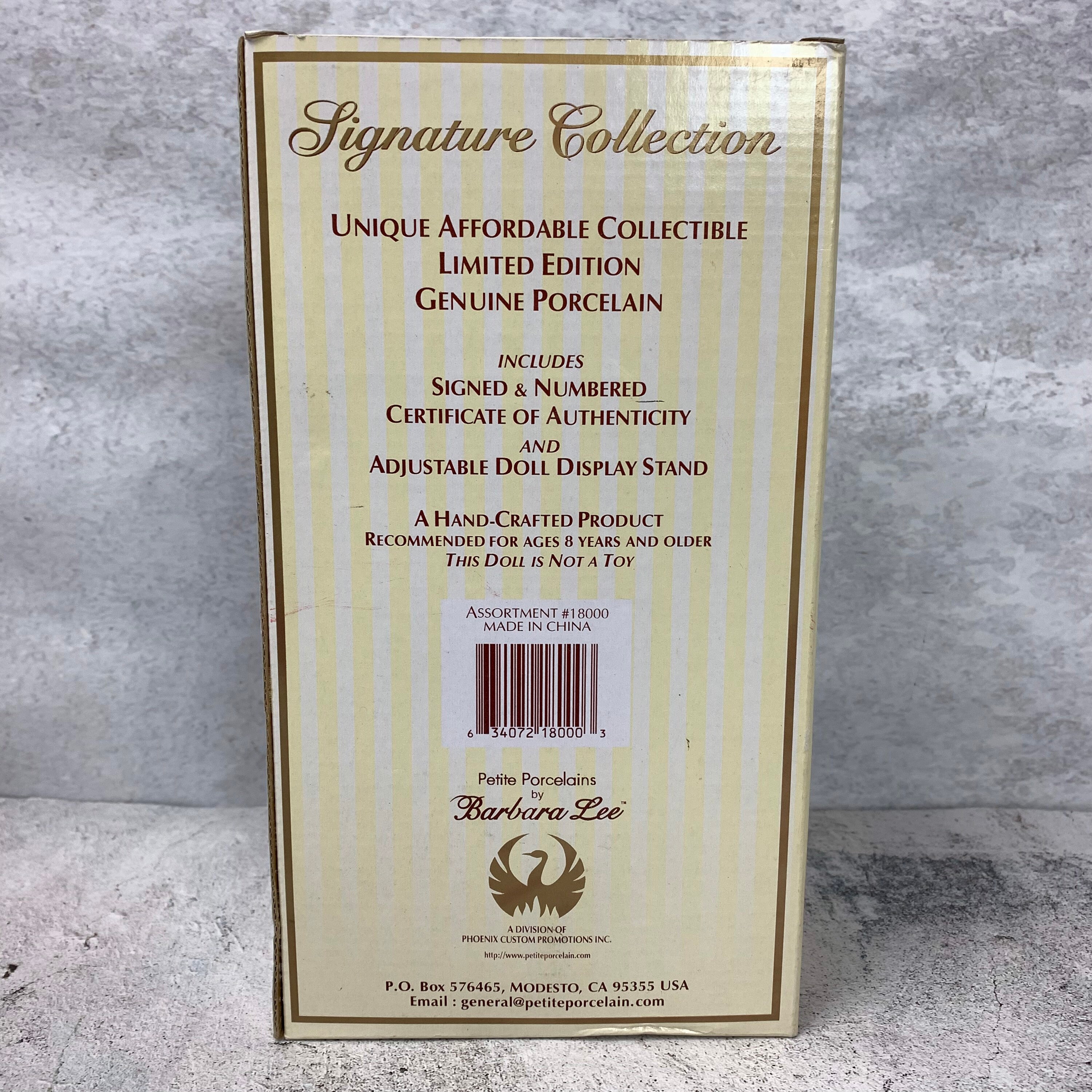 Petite Porcelains Shawna Doll Original by Barbra Lee Signature ...