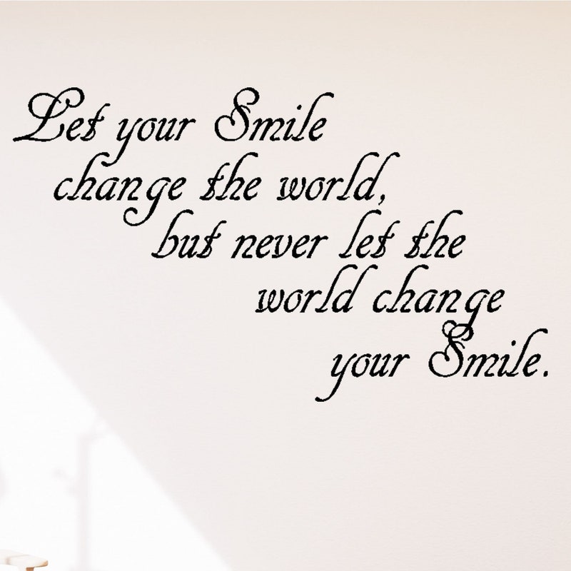 Let Your Smile - Etsy