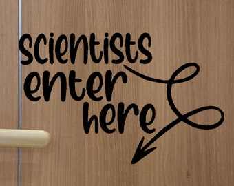 Science Decal Science Symbols Decal Science Classroom Door - Etsy