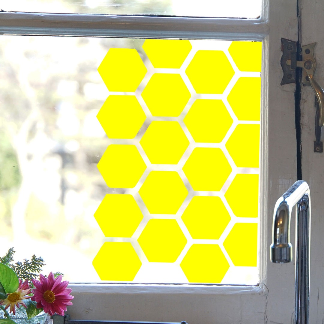 Honeycomb Car Wall Window Decal, Decals for Kitchen Windows, Hexagon ...