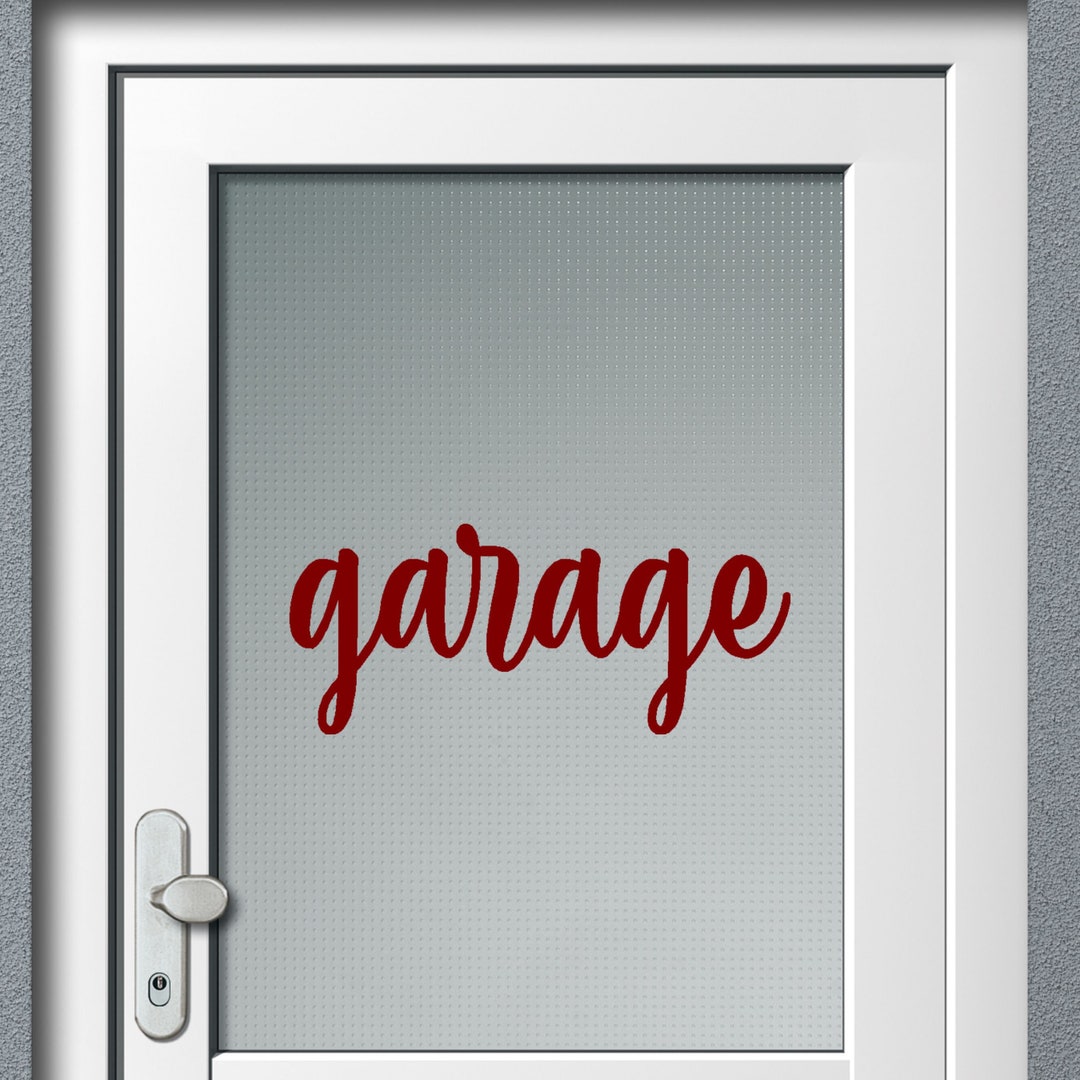 Garage Door Sign Vinyl Decal Entryway Decal for Garage Home Decor ...