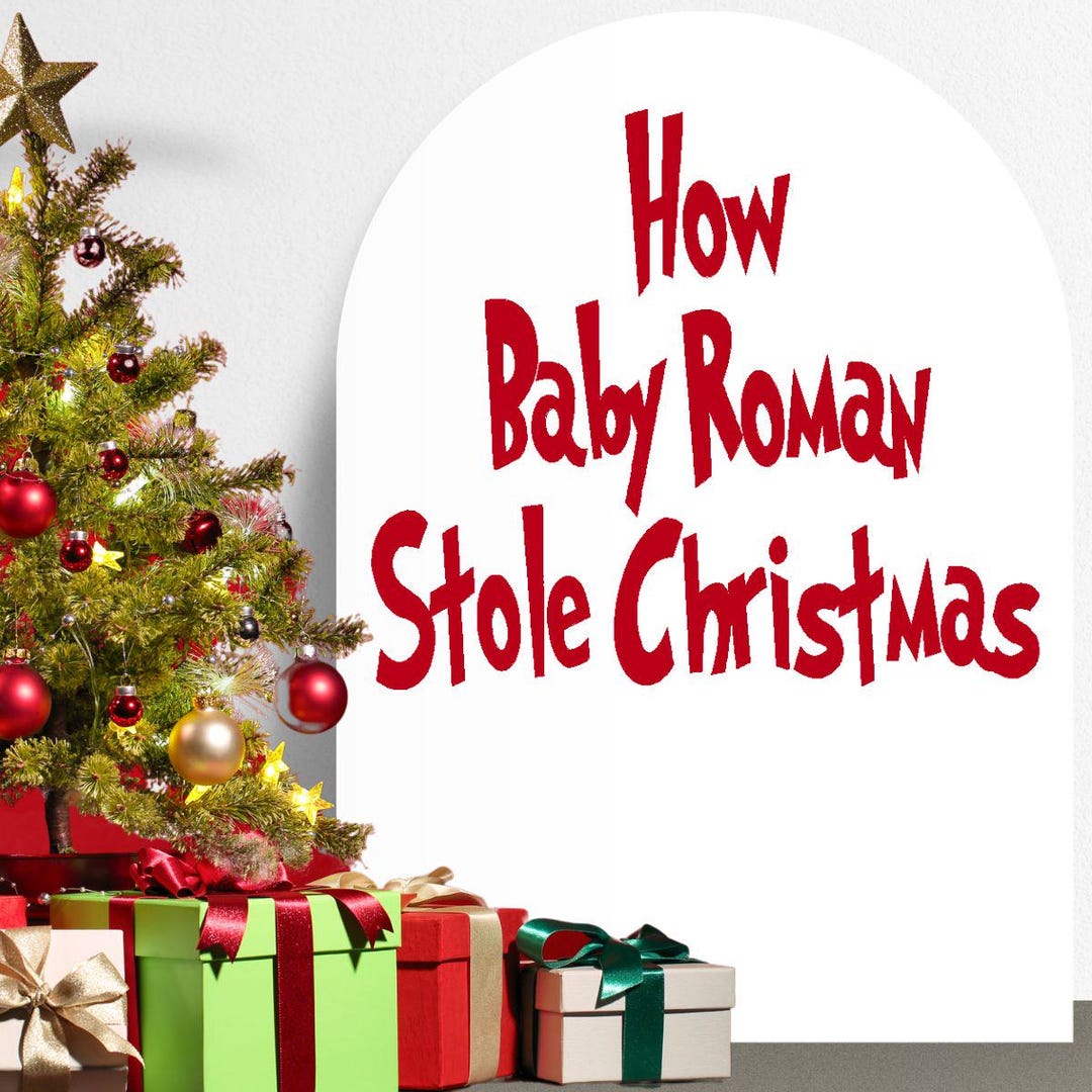 How Baby Stole Christmas Personalized Vinyl Decal Holiday Themed ...