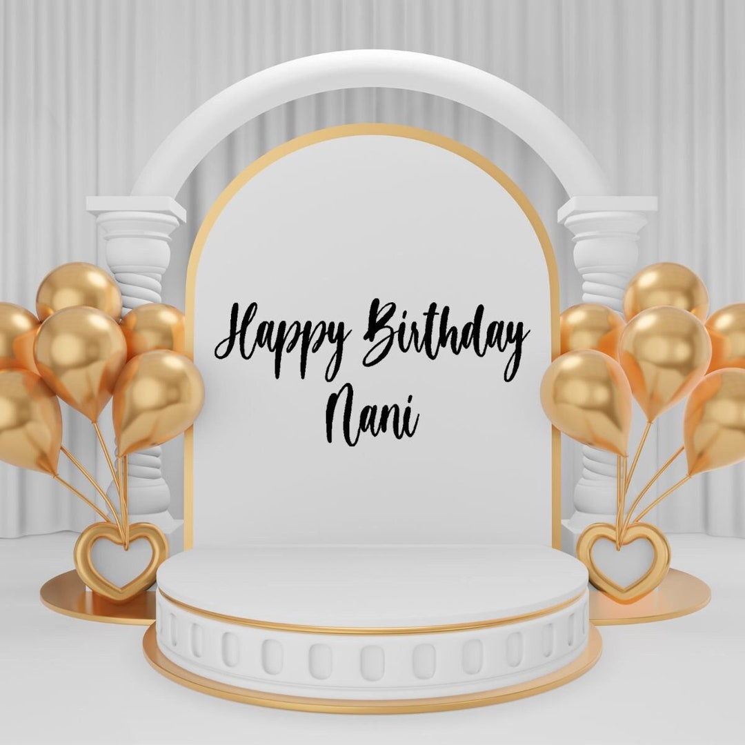 Happy Birthday Decal Sign Birthday Decal for Balloon Arch Party Decor ...