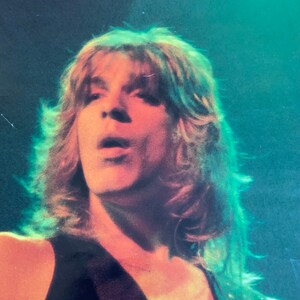 Rare Randy Rhoads Poster Yellow Polka Dot Guitar 1984 - Etsy