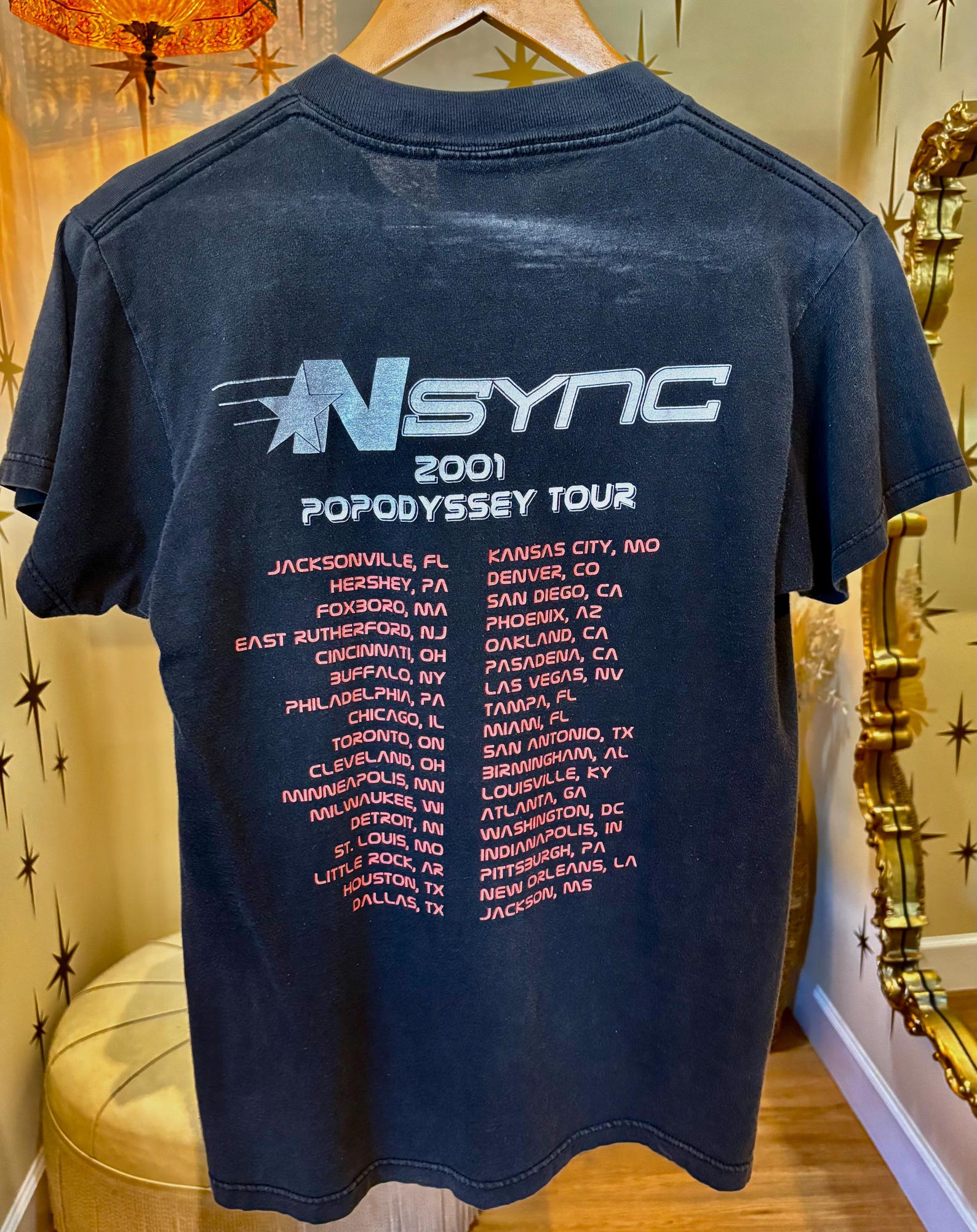 Vintage NSYNC 2001 Pop Odyssey Tour Tee - Etsy